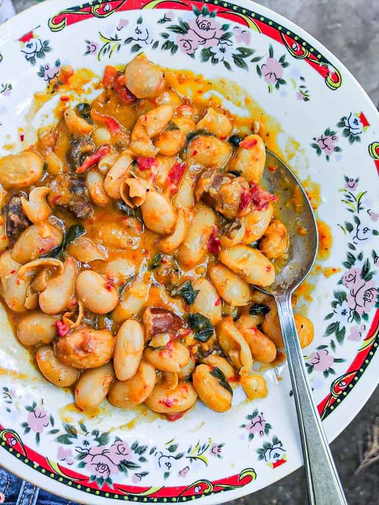 Smoky Romanian Bean Stew (Fasole cu Afumătură) - Cristina's Kitchen