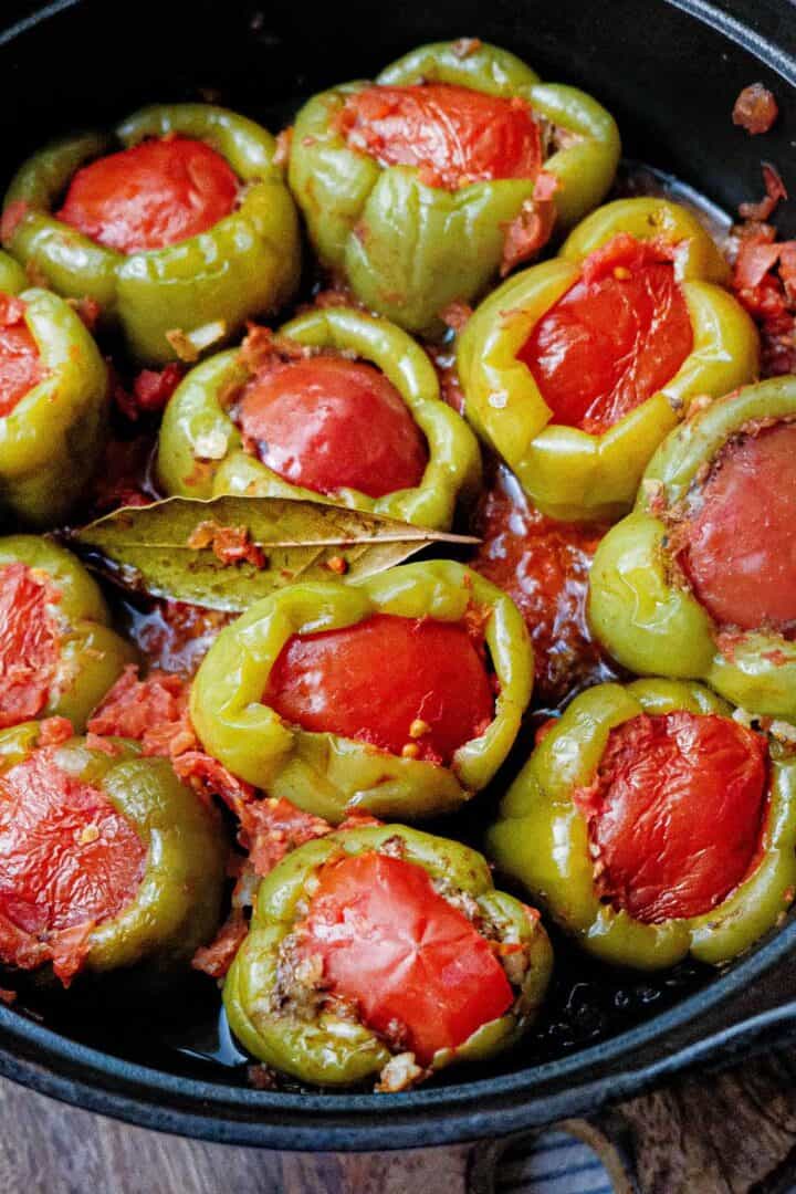 Romanian Stuffed Peppers (Ardei Umpluți) - Cristina's Kitchen
