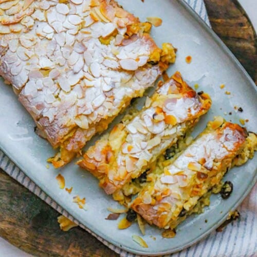 Easy Sweet Cheese Strudel in Puff Pastry - Cristina's Kitchen
