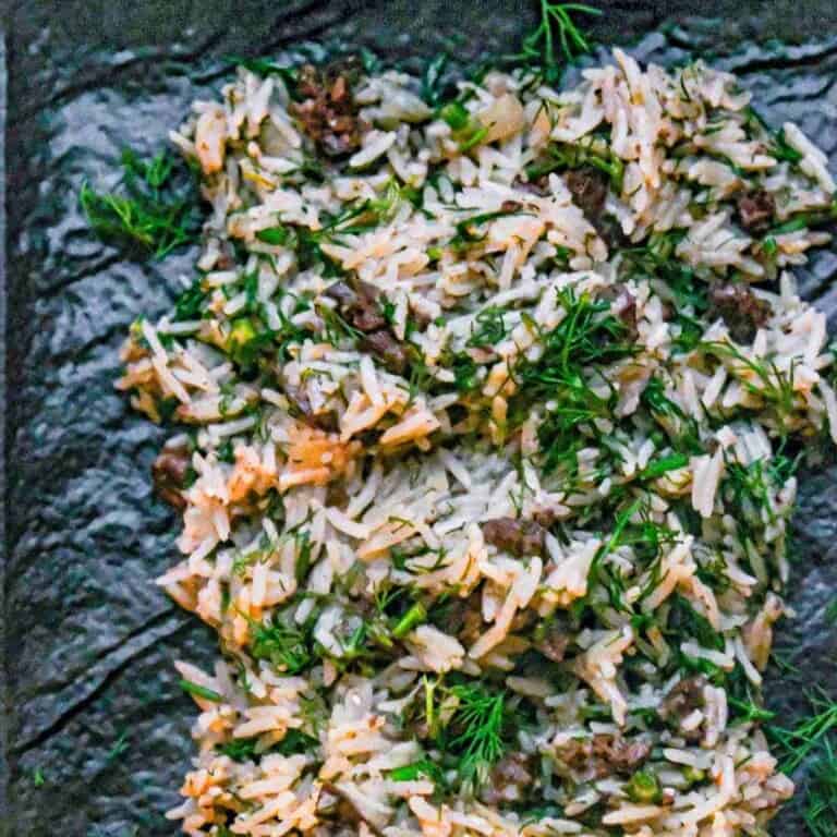 Chicken Liver Pilaf with Dill (Pilaf cu Ficăței de Pui) - Cristina's ...