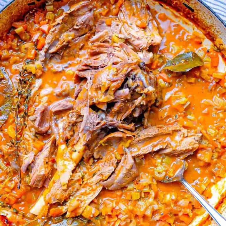 Braised Turkey in White Wine Sauce - Cristina's Kitchen