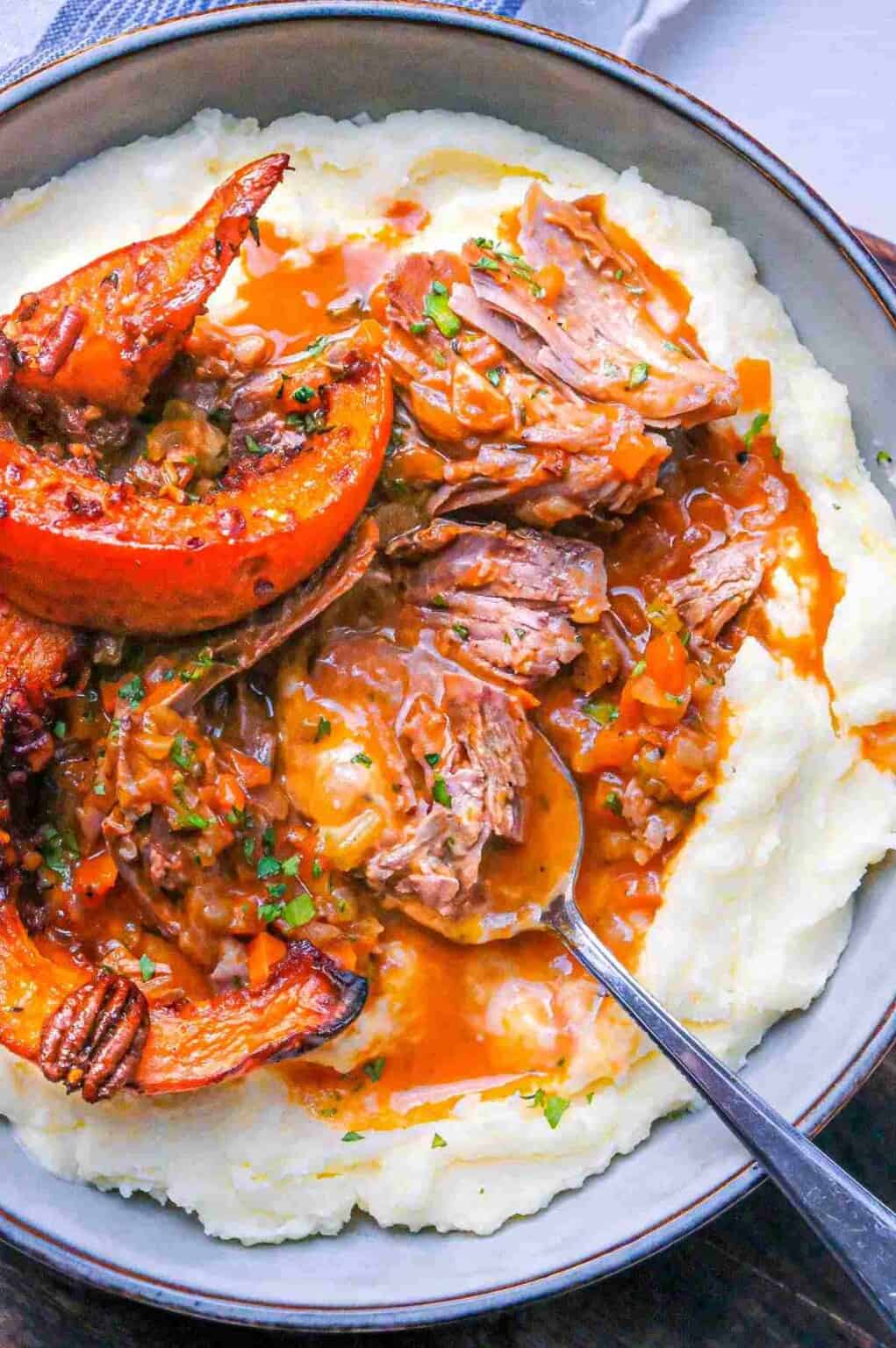 Braised Turkey in White Wine Sauce - Cristina's Kitchen