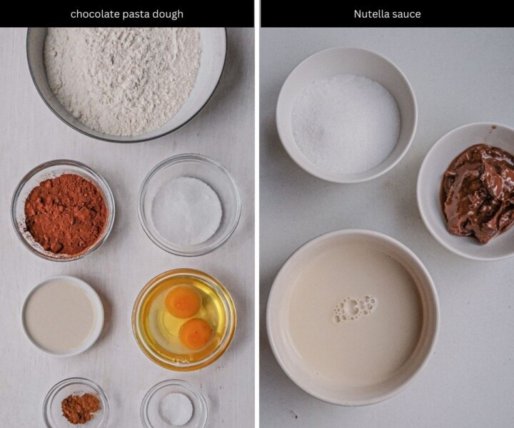 Chocolate Noodles in 3 Ingredient Nutella Sauce - Cristina's Kitchen