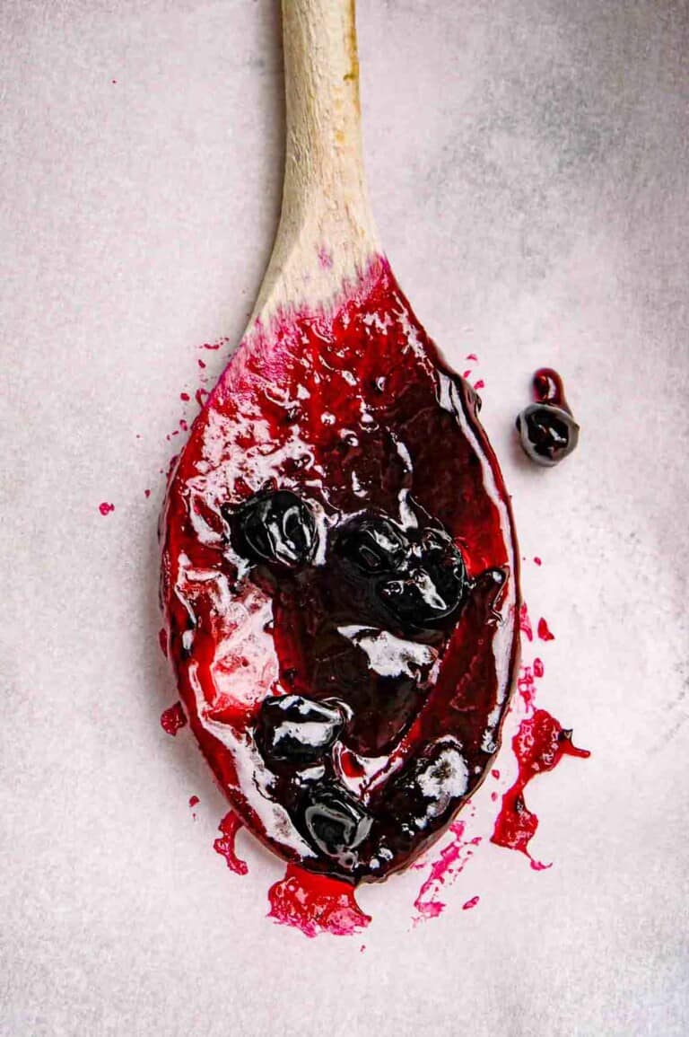 Thick Black Currant Syrup with Whole Fruit - Cristina's Kitchen