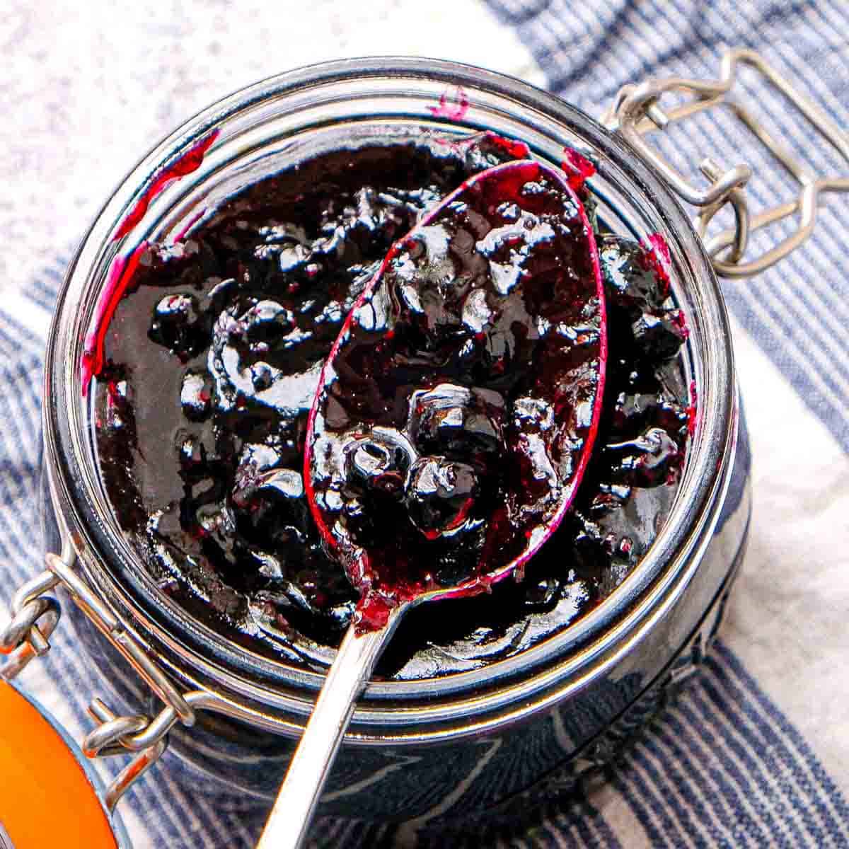 Thick Black Currant Syrup with Whole Fruit - Cristina's Kitchen