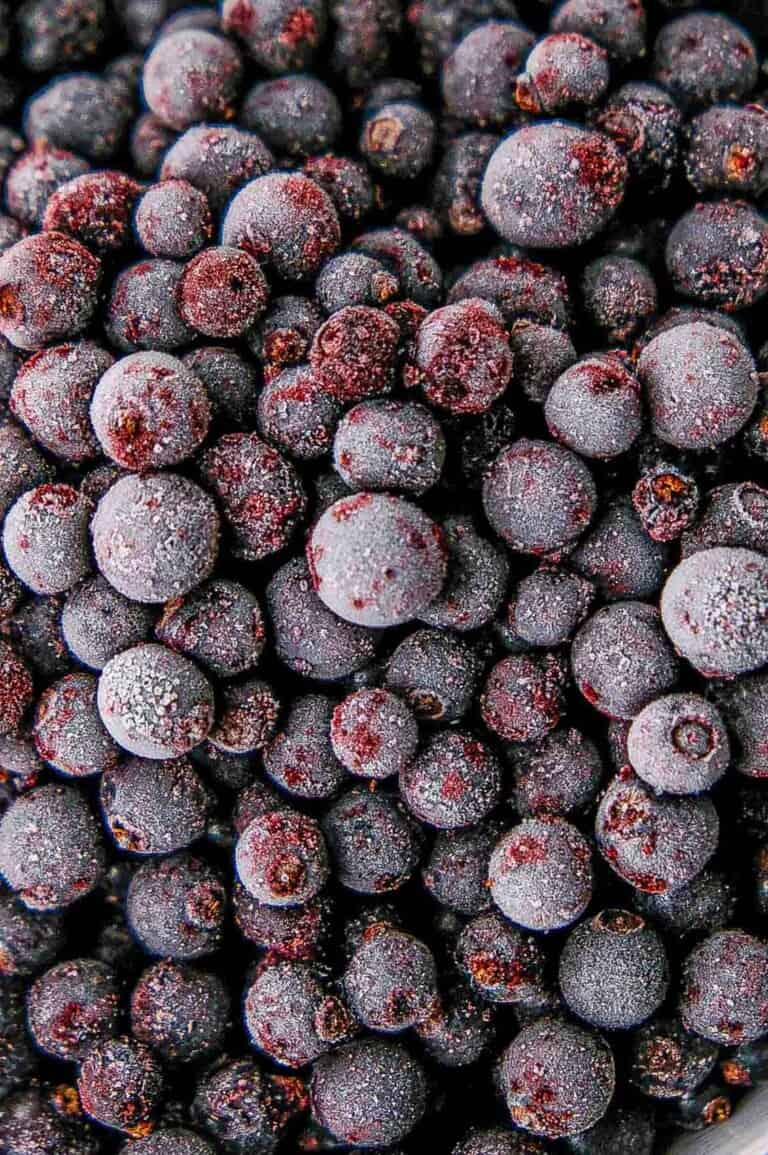 Thick Black Currant Syrup with Whole Fruit - Cristina's Kitchen
