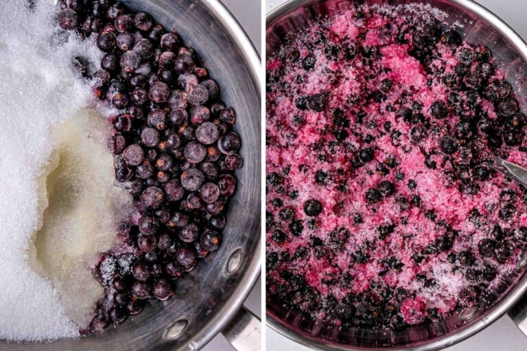 Thick Black Currant Syrup with Whole Fruit - Cristina's Kitchen