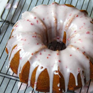 Easy Raspberry Cake Glaze - Cristina's Kitchen