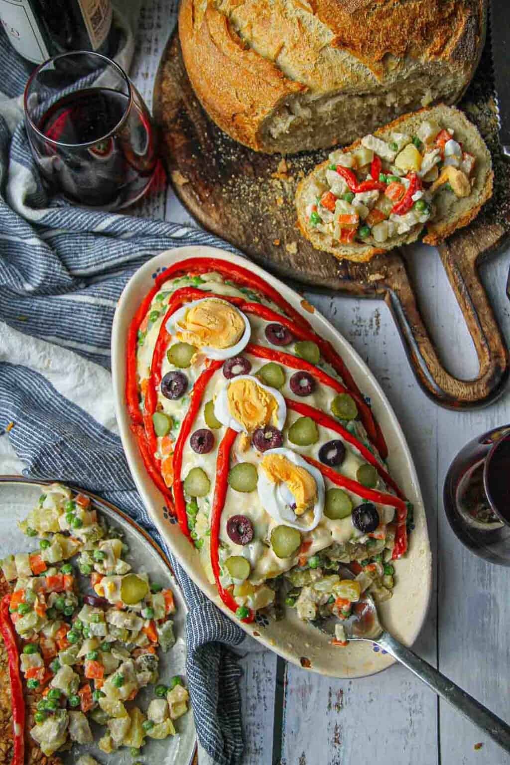 Romanian Olivier Salad: Salată de Boeuf - Cristina's Kitchen