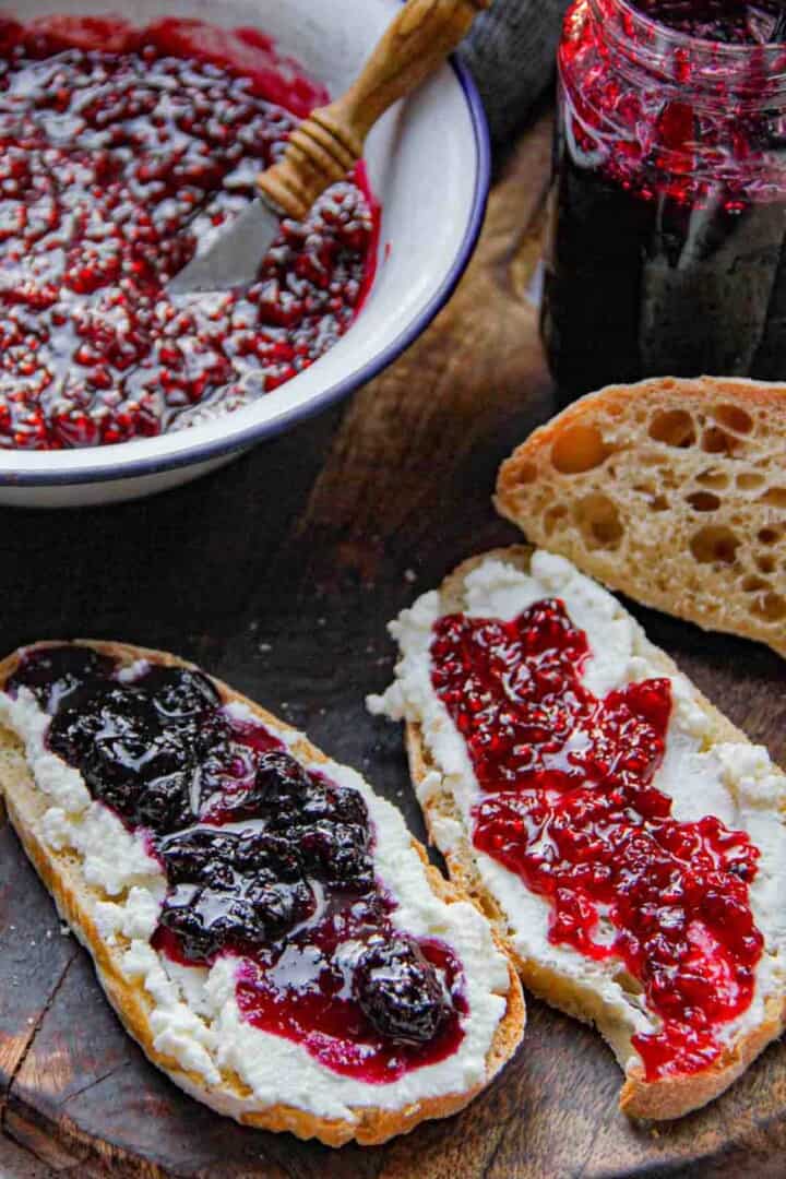 Homemade Blueberry Preserves in Syrup - Cristina's Kitchen