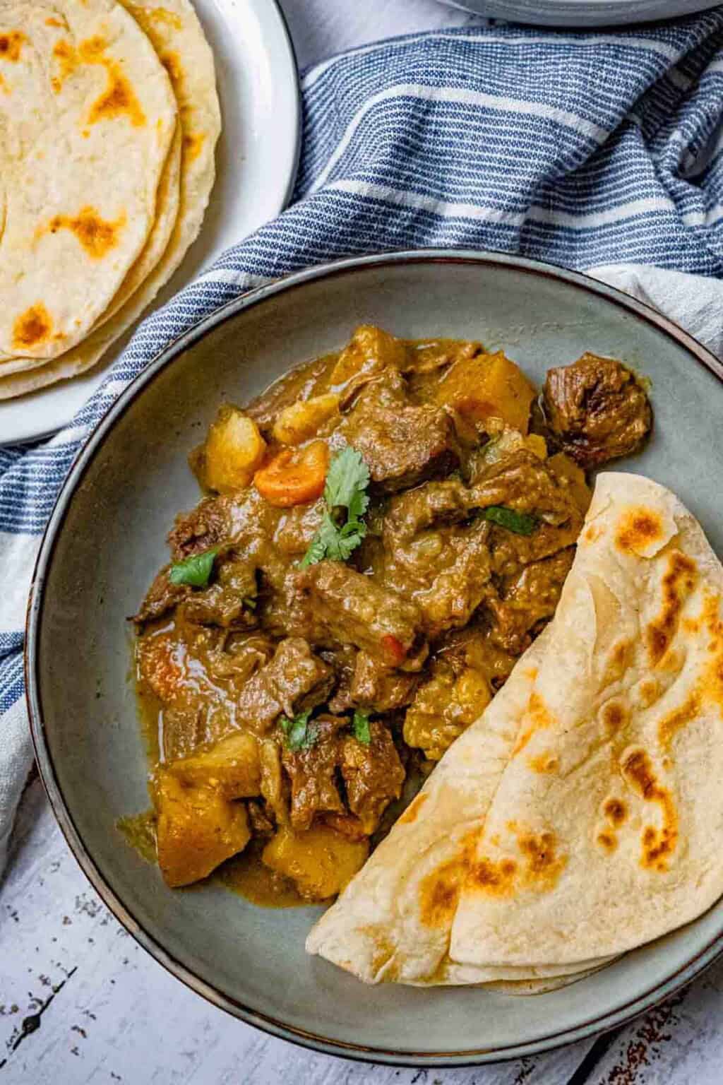 Flaky Roti Paratha - Cristina's Kitchen