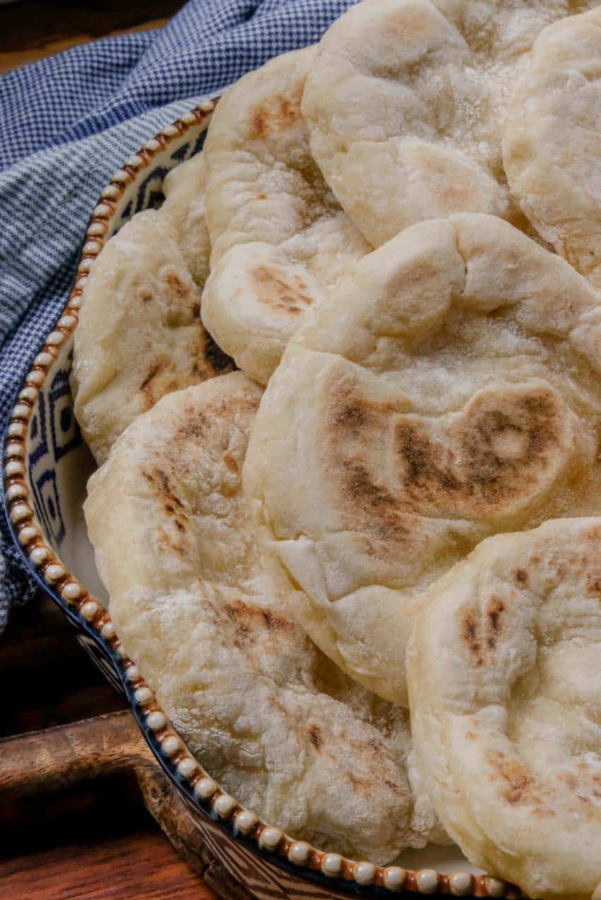 Quick Easy Fluffy Pita - Cristina's Kitchen