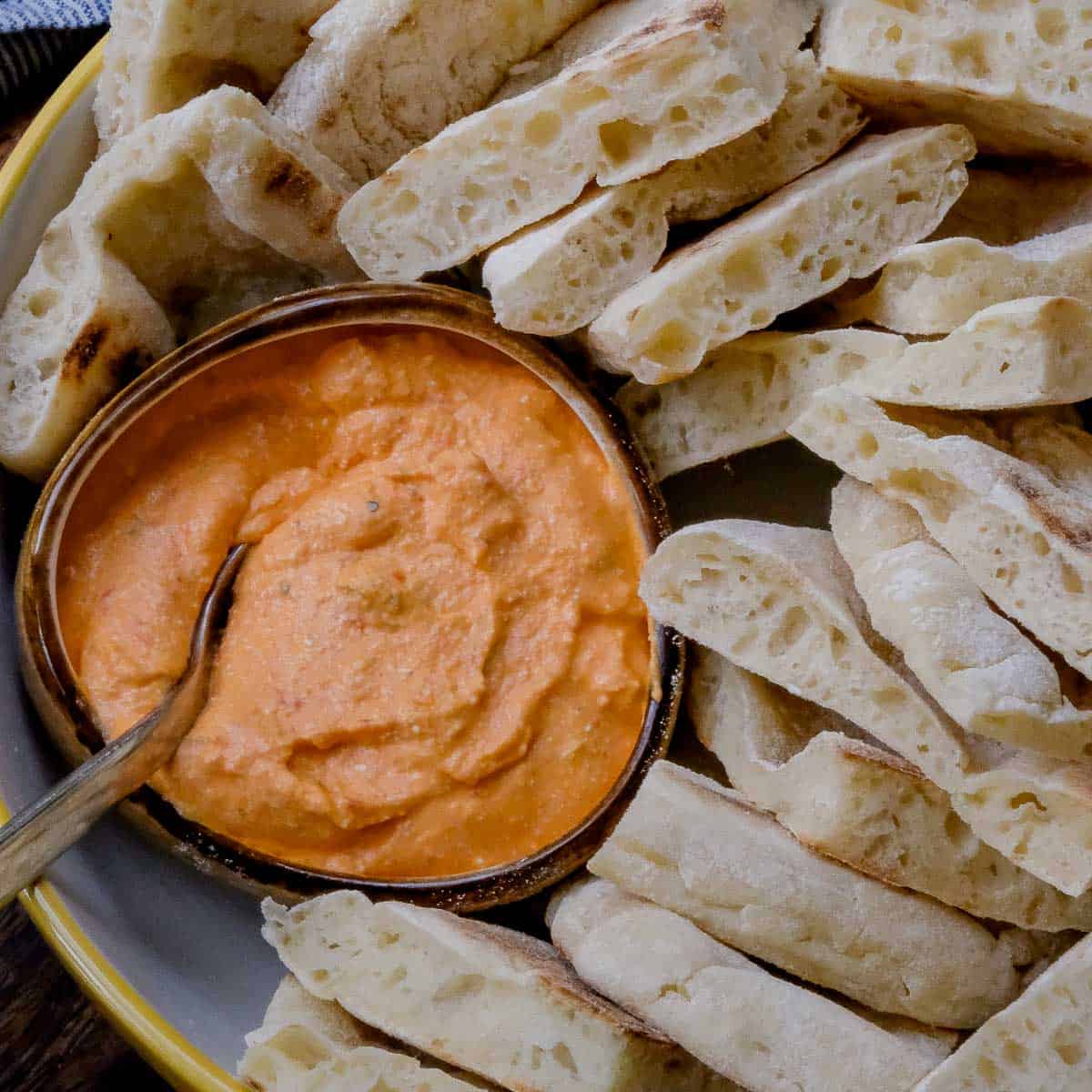 Taverna-Style Tyrokafteri (Greek Spicy Feta Red Pepper Dip) - Cristina ...