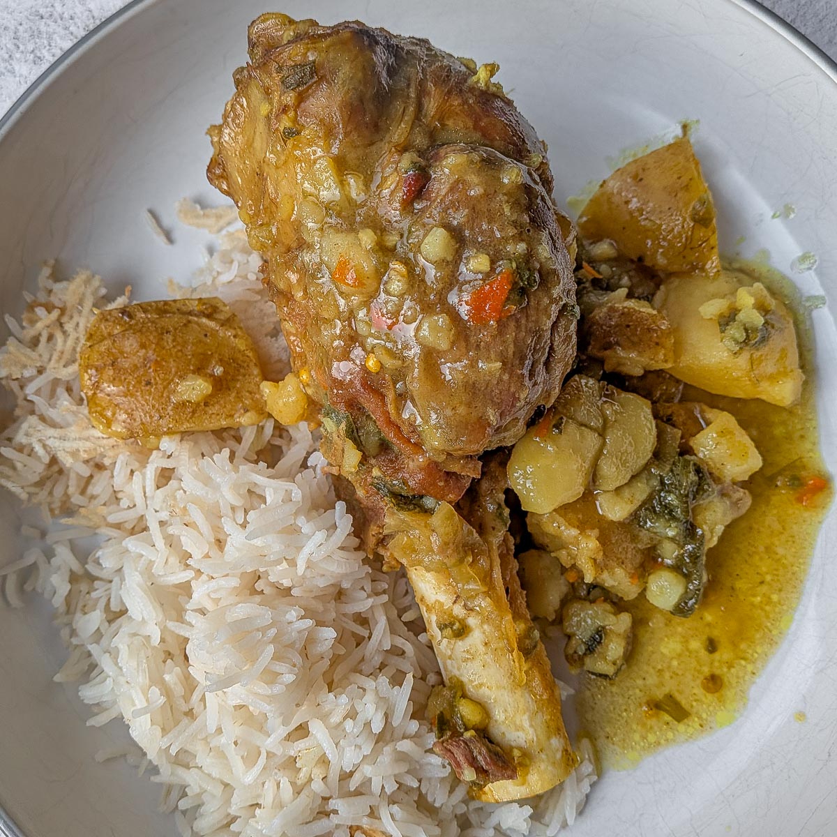 Jamaican-Style Curry Lamb Shanks - Cristina's Kitchen