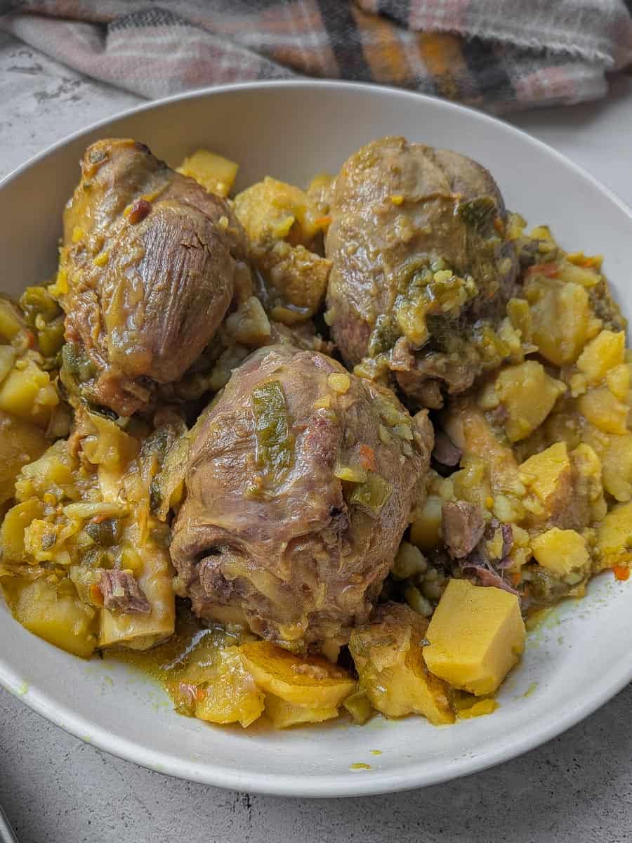 Jamaican-Style Curry Lamb Shanks - Cristina's Kitchen