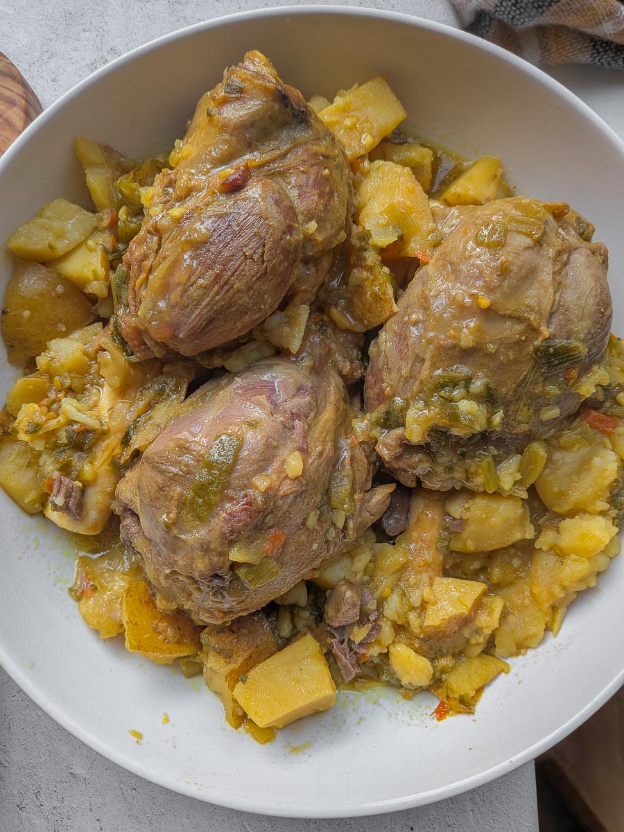Jamaican-Style Curry Lamb Shanks - Cristina's Kitchen