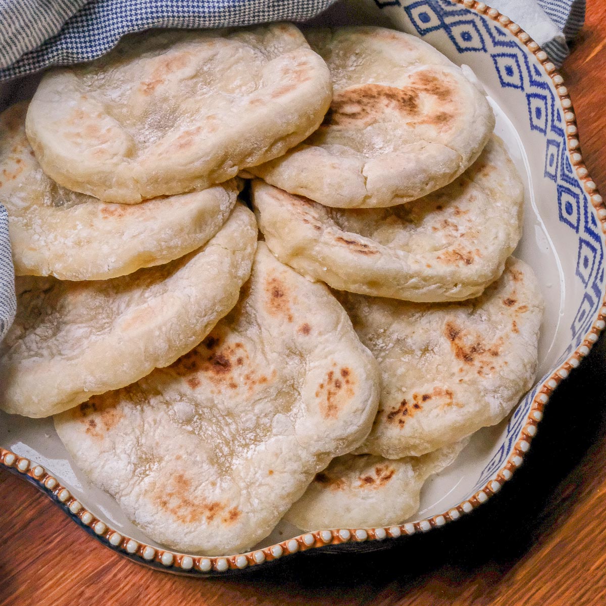 Quick Easy Fluffy Pita - Cristina's Kitchen